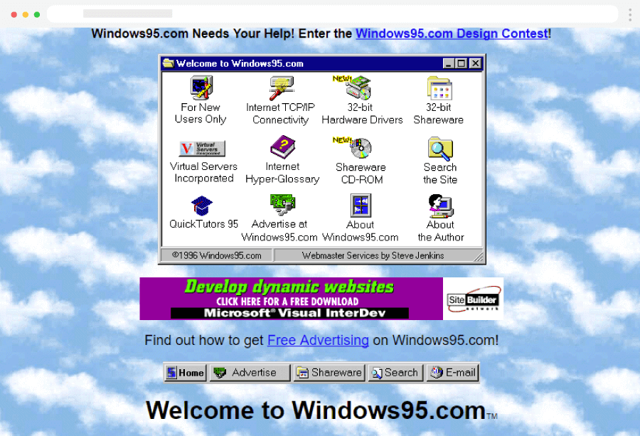 90s Website Design