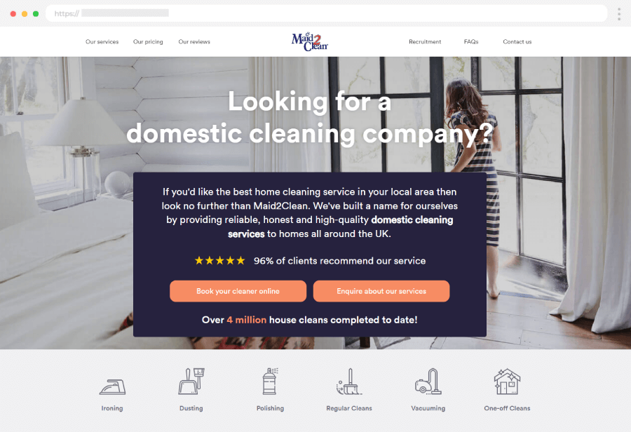 Clean Business Website Design