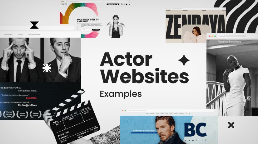 20 Stunning Actor Website Examples We Love
