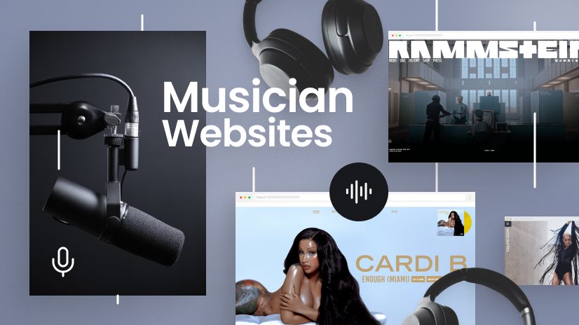 23 Awesome Musician Websites to Spark Your Design Creativity