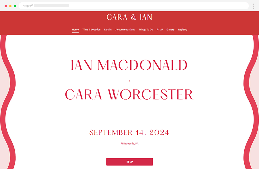 Wedding website things to do examples | Beachweddingtips.com