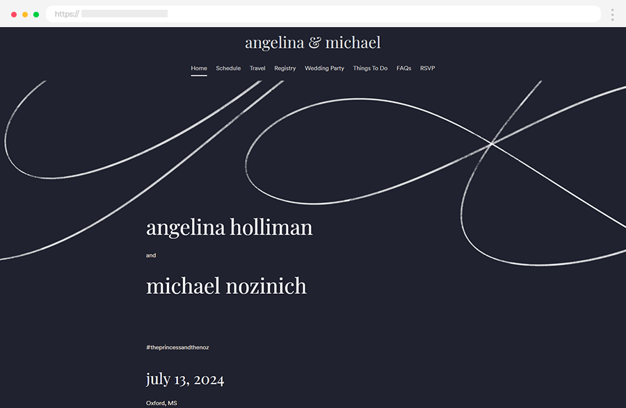 Zola wedding website examples 60 photos - Vianawedding.com