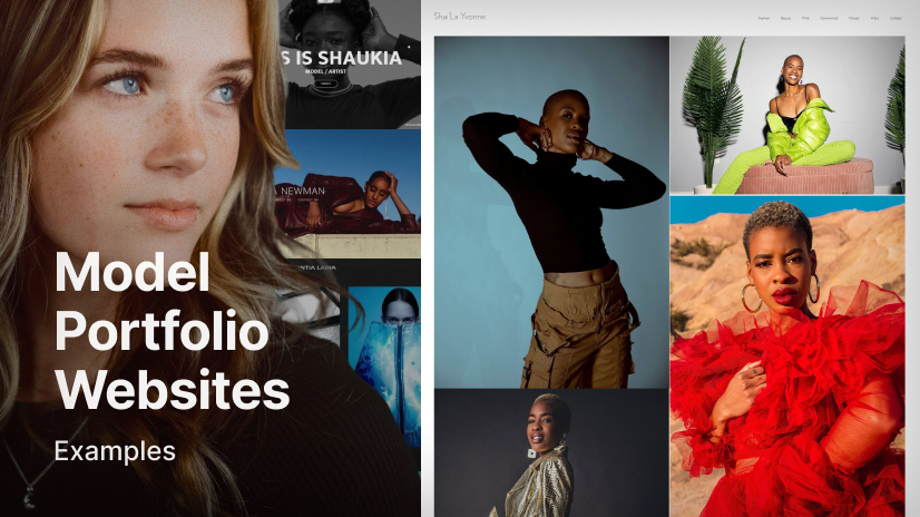 Top 12 Model Portfolio Website Examples That Shine
