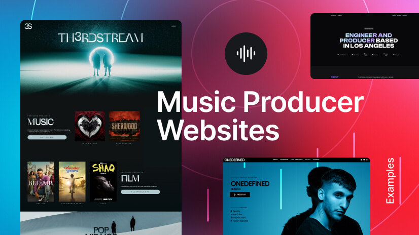 18 Top Music Producer Website Examples to Inspire Your Portfolio