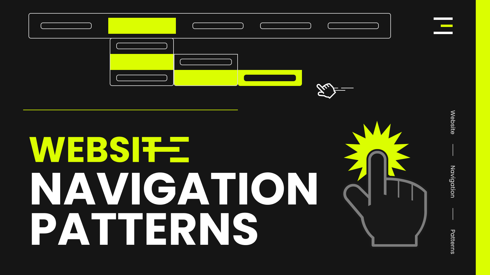 The Pocket Guide To Navigation Patterns for Data-Heavy Websites
